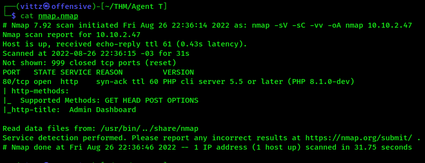 TryHackMe-Agent T | Writeup - João Vithor - Medium