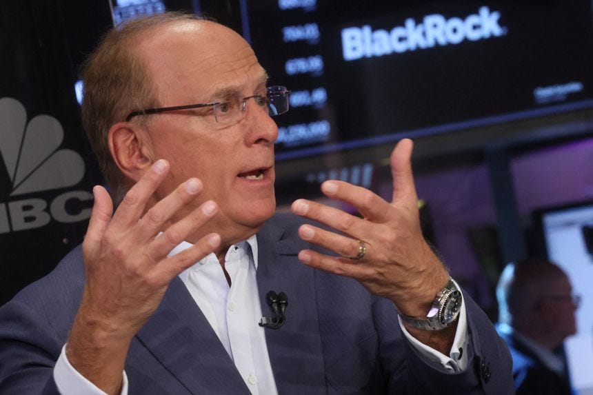 Larry Fink, CEO of BlackRock, on Bitcoin: The Emergence of ‘Digital Gold’” | by The Pareto ...