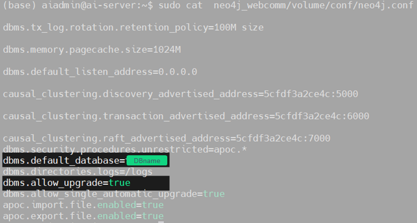 dbms.allow_upgrade=true not working | Medium
