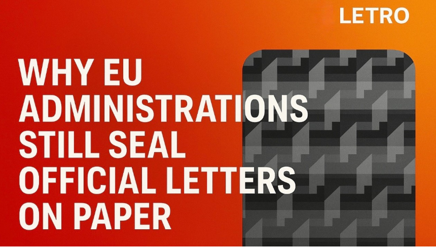 Why EU Administrations Still Seal Official Letters on Paper | by Letro ...