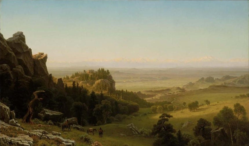 The Sublime and the Spirit of Wanderlust: Reflections on Albert Bierstadt’s Western Landscapes ...