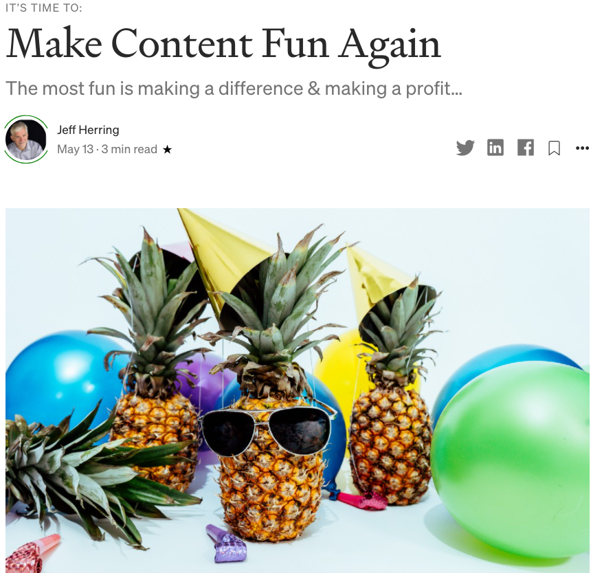 The Psychology of Content: Stop the Scroll | by Jeff Herring ...