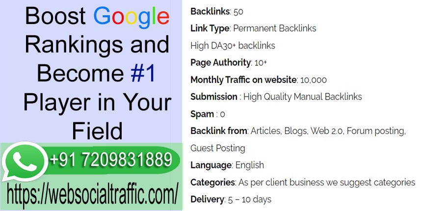 Want to Boost Your Keywords Ranking With SEO Backlink? | by Disujalara | May, 2024 | Medium