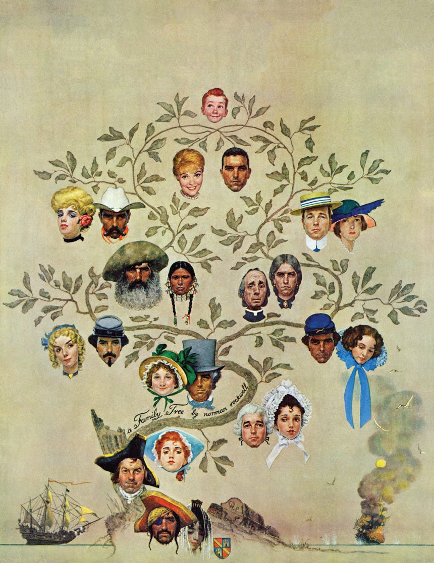 “A family Tree” by Norman Rockwell | by Katie | Medium