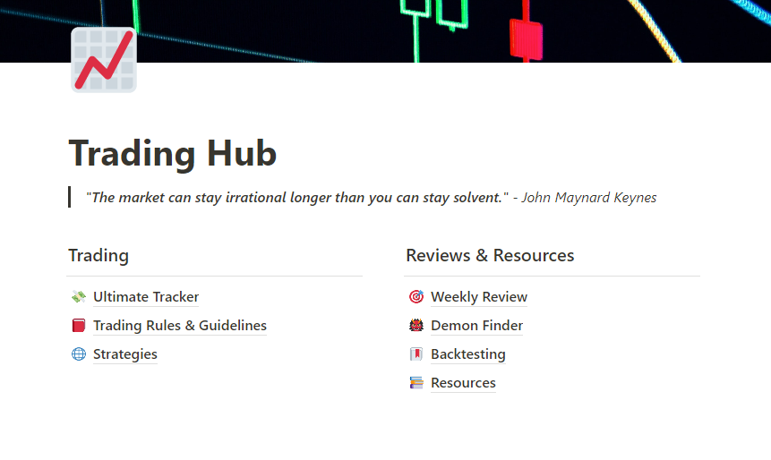 Why Every Trader Needs a Trading Hub (Free Notion Template) — and How it Can Help | by Greq | Medium