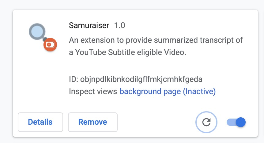 Samuraiser: The YouTube transcript summarizing extension | by Dhanyahegde | Newolf Society | Medium