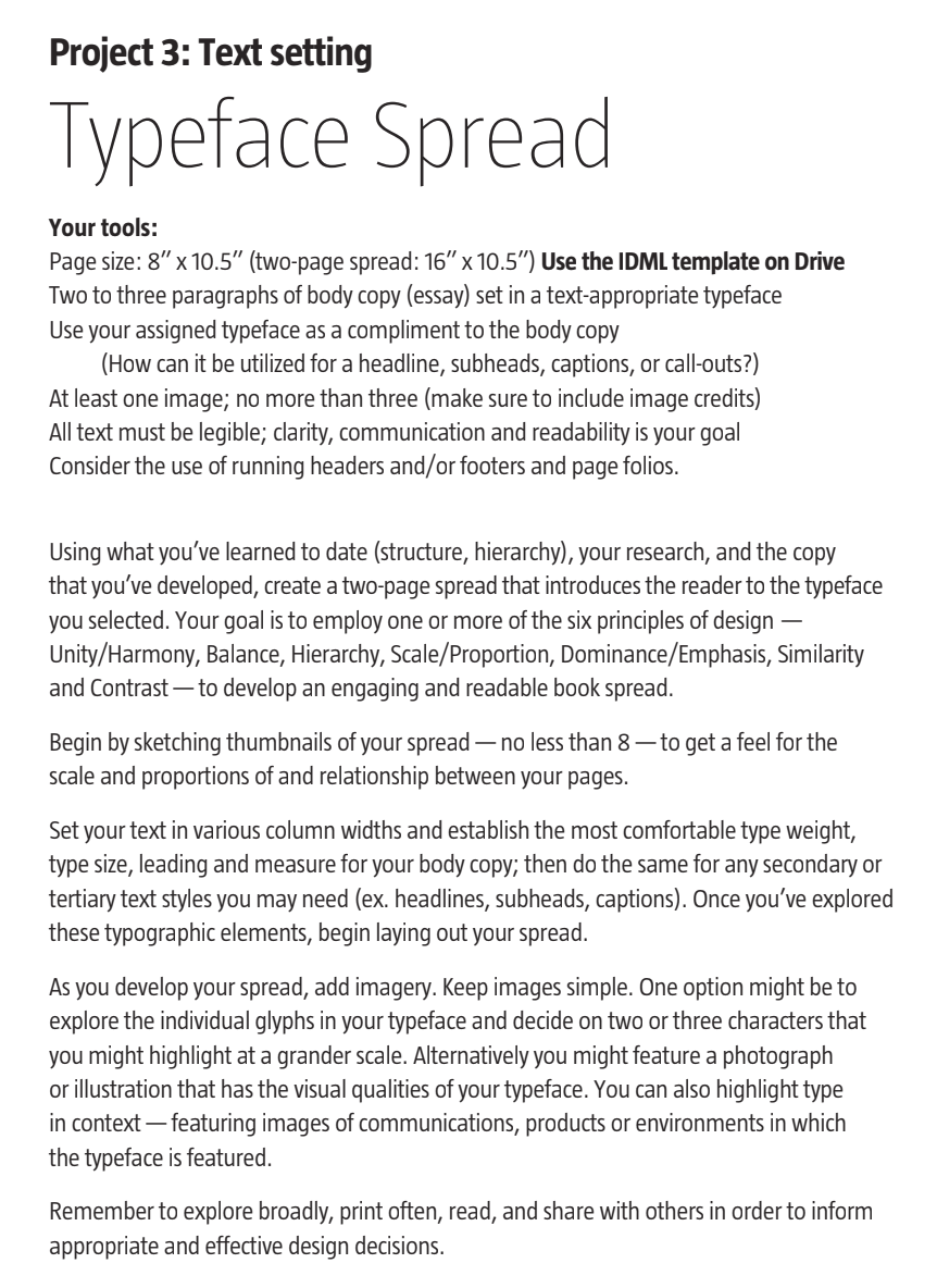 Project 3: Typeface Spread. Explore the history behind Chaparral… | by ...
