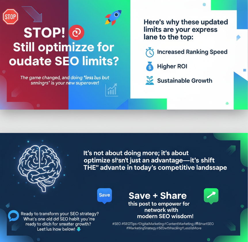 Updated SEO Limits: The Things That Actually Improve Rankings Today ...