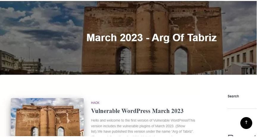 Vulnerable WordPress March 2023 (Arg of Tabriz) | by Onhexgroup | Nov, 2023 | Medium