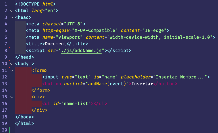 Ejercicios De Javascript Principiantes Ejercicio Agregar Nombre | by ...