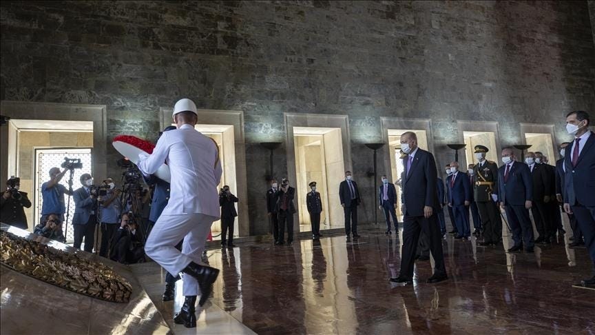 Turkish leaders mark 99th anniversary of Victory Day | by Cyprium News ...