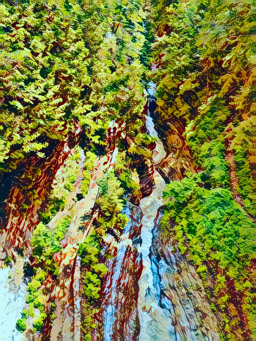 Flying Waters Descending Straight: Cento | Medium