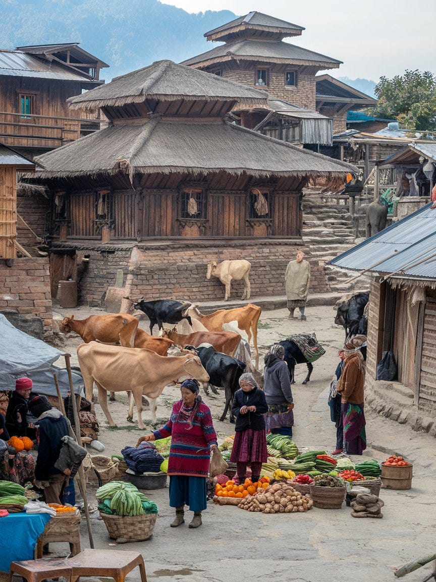 Rejoice of living in a village:. Village life | by Malik | Medium