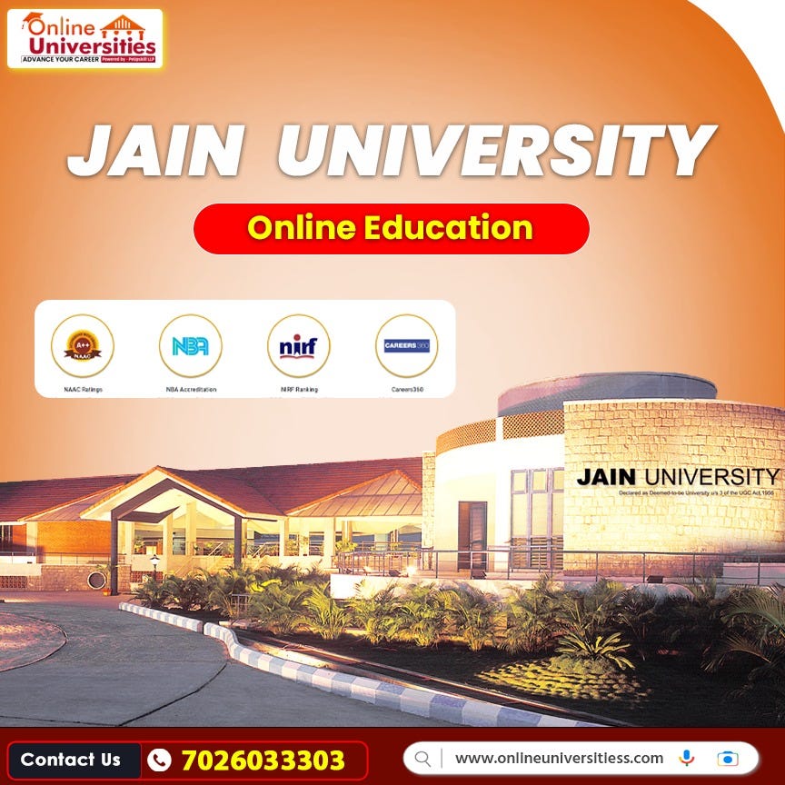 Jain University Online Education: A Modern Pathway to Academic ...