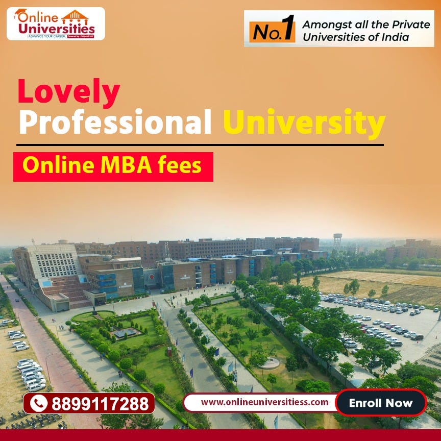 Lovely Professional University Online Mba - chhotu ray - Medium