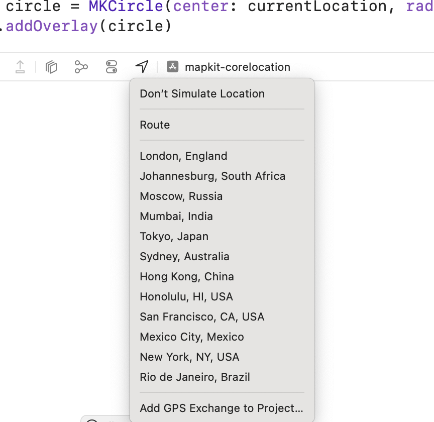 Ios 시뮬레이터 Gpx를 통한 위치 변경 테스트 사용자의 위치를 추적하는 어플리케이션은 테스트하기가 어렵다 예를 들어 By Peppermint100