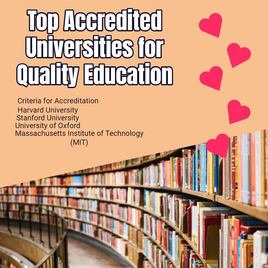Top Accredited Universities for Quality Education-2023 | by Suraj choudhari | Jul, 2023 | Medium
