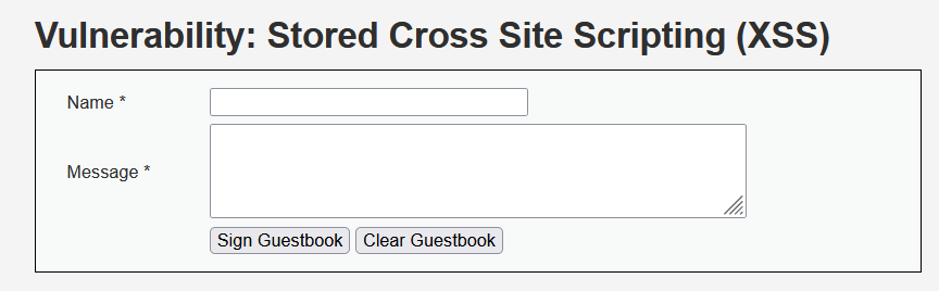 DVWA — Stored Cross Site Scripting (XSS) - war machine - Medium