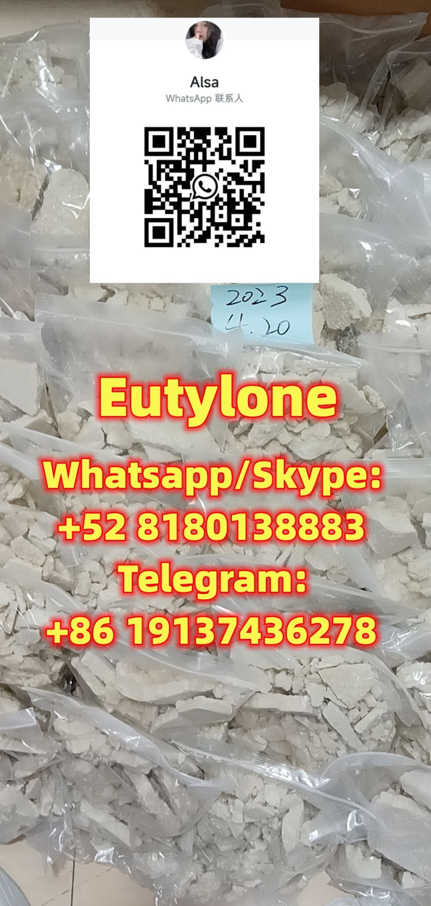 Eutylone crystals for sale bk-EBDB KU factory price | by Kiki Cheng ...