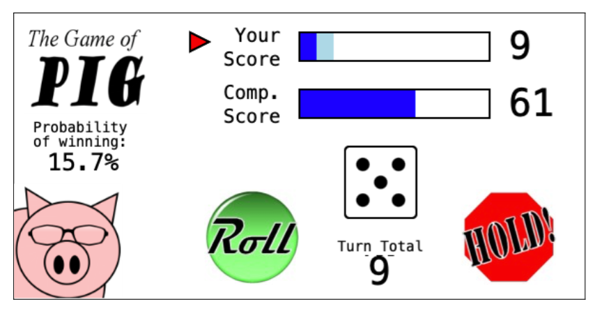 #220 Dice Game pig(小豬骰子). 骰子類的遊戲常常是程式初學者練功的有趣題材，彼得潘最近研究了一下，發現有個叫… | by ...