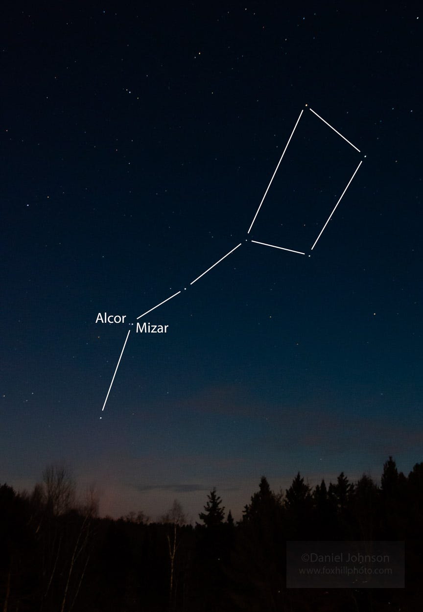 Mizar is a star system in the constellation of Ursa Major that is known ...