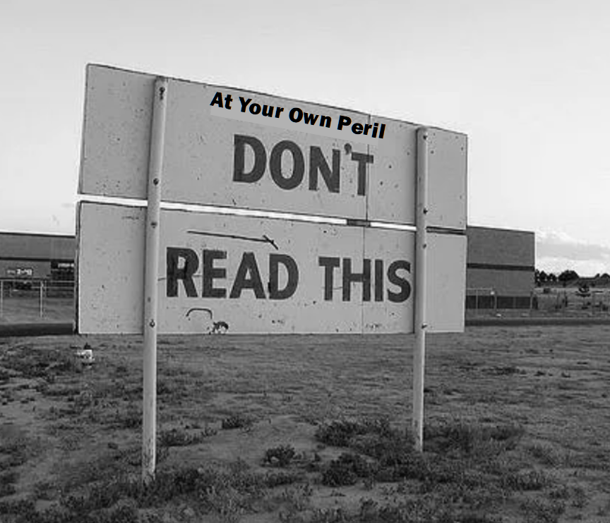 Don’t Read at Your Own Peril — what’s lurking behind the cover of chaos ...
