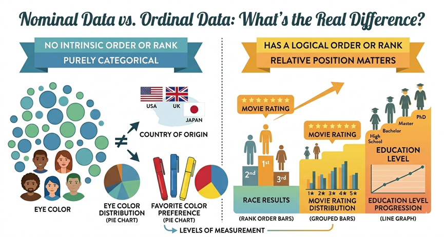 Nominal Data vs. Ordinal Data: What’s the Real Difference? | Medium