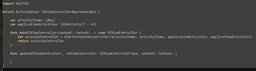將UIKit元件-UIActivityViewController嵌入到SwiftUI介面 | by Ericcnchung | Medium