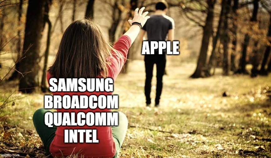 Apple has set 2024 goal to break up with Samsung | by RookieMilan | Medium