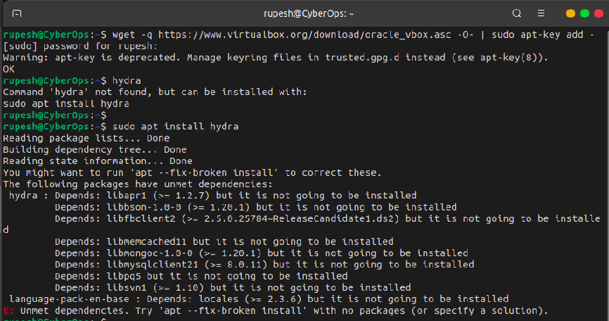How to Fix Unmet Dependencies Error When Installing Tools or Services in Linux | by Rupesh ...