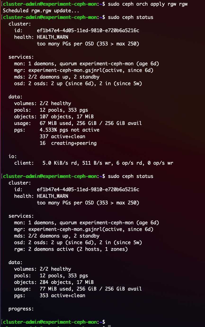 Ceph Object Storage. This article describes how to use Ceph… | by DaeGon Kim | Medium