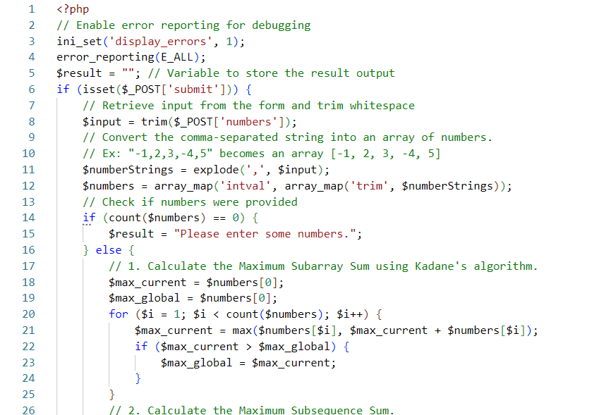 Dynamic Programming in PHP: Solving the Maximum Subarray and ... Dynamic Programming in PHP: Solving the Maximum Subarray and ...