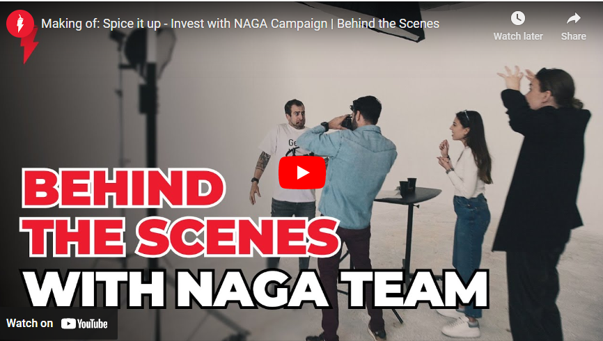 Making of: Spice it up — Invest with NAGA Campaign | Behind the Scenes | by NAGA | Medium