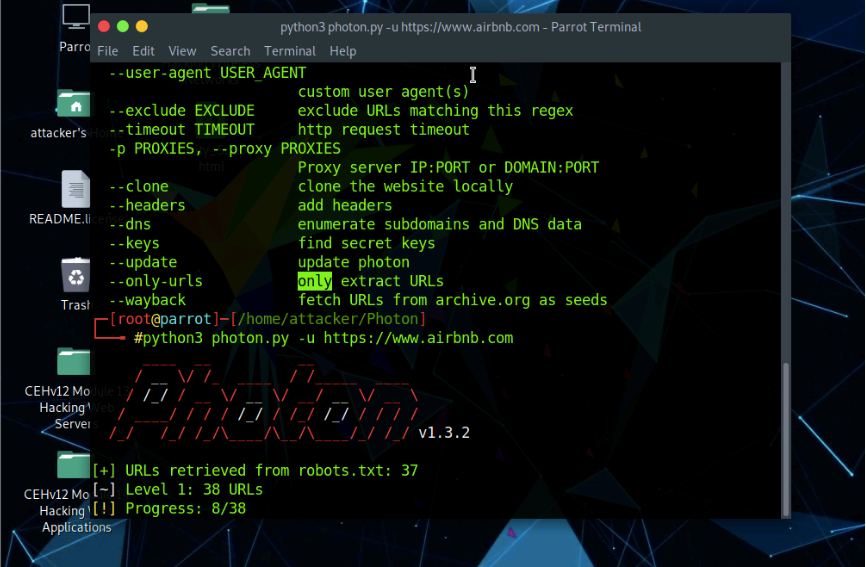Gather Information About a Target Website Using Photon | by Pentester ...