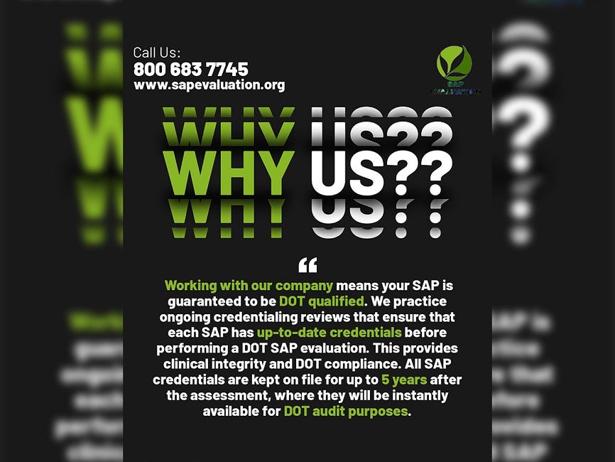 @01 FMCSA SAP| SAP Evaluation(s) LLC - SAP Evaluation - Medium