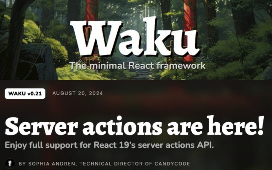 This Week In React #197 : Waku, Effect, TanStack, Framer Motion, use(), Preact, Valtio, Astro ...