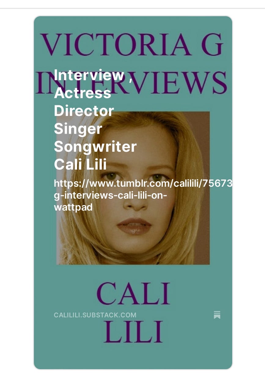 Calilili756735343130230784victoria G Interviews Cali Lili On Wattpad