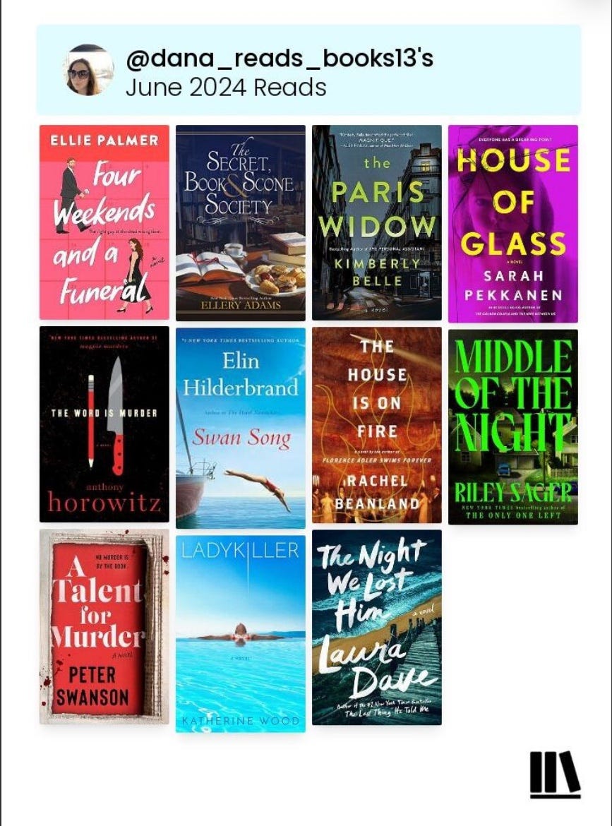 Top June Reads. An interesting reading month | by Dana Lynn | Hooked on ...