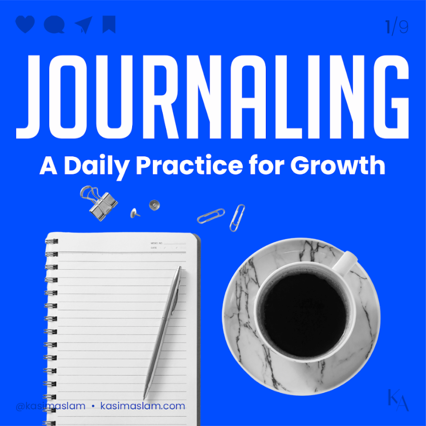 Journaling: A Daily Practice for Growth | by Kasim Aslam | Medium