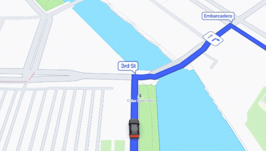 Contextual guidance in navigation | by Mapbox | maps for developers
