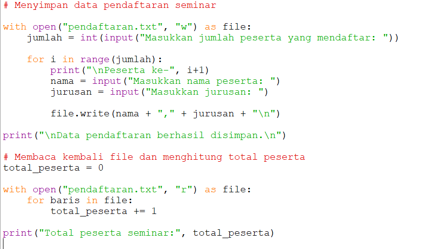 Pemrograman 2 : File Handling. File handling adalah cara bagaimana ...