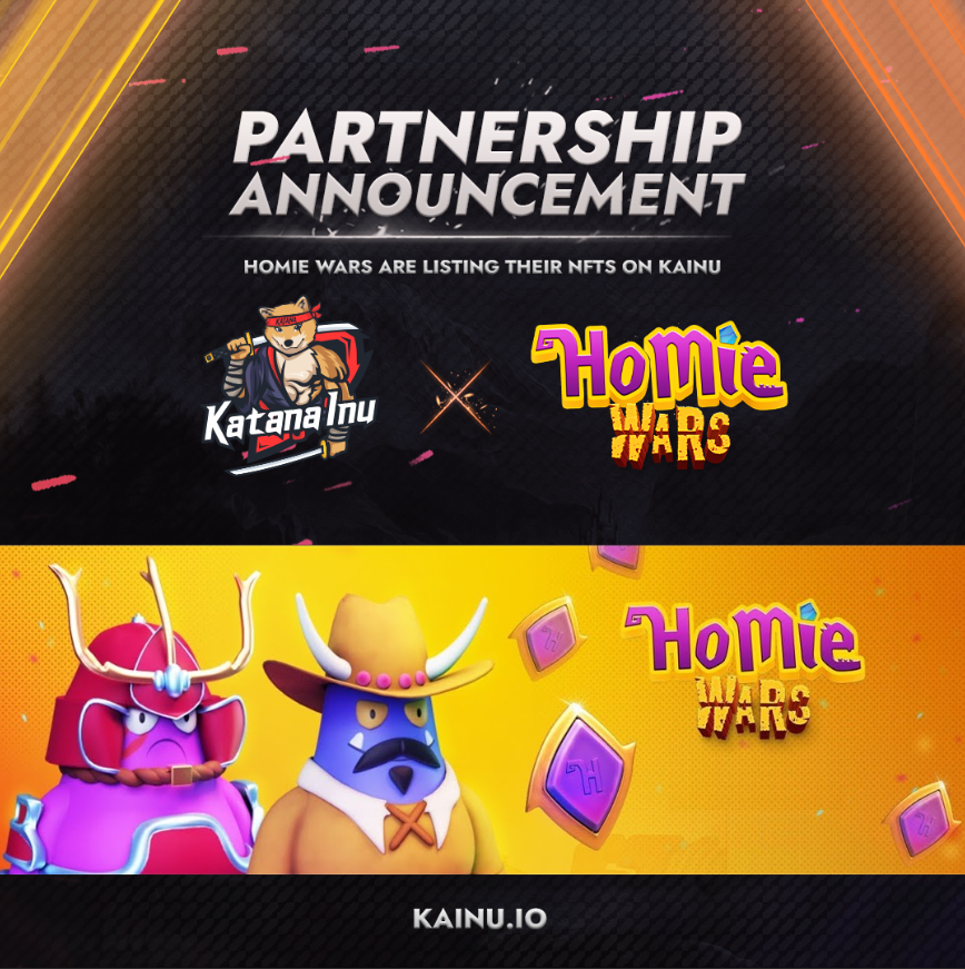 Katana Inu & Homie Wars Form NFT Gaming Alliance | by Katana Inu | Medium