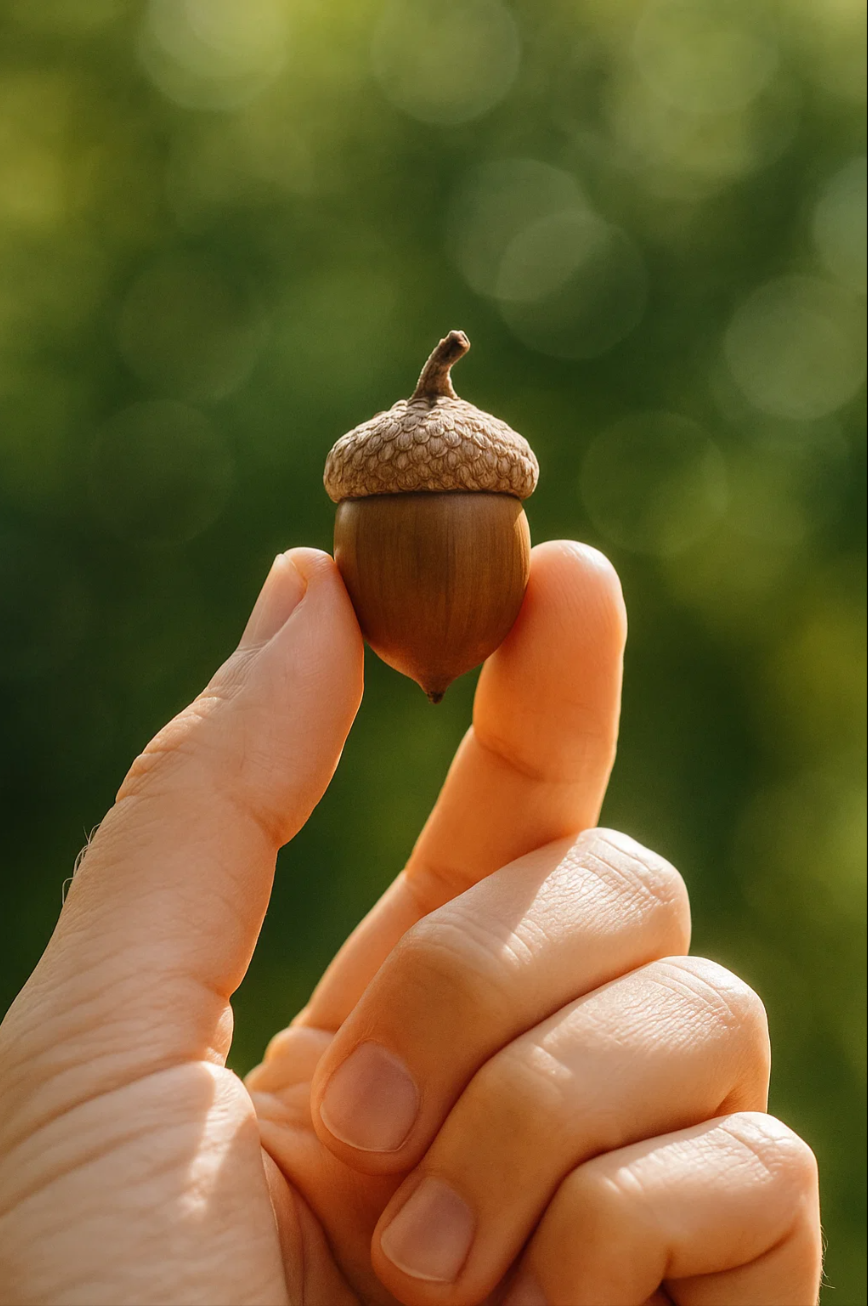The Acorn Analogy. Potential isn’t what we hold — it’s… | by Sean D ...
