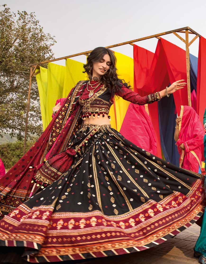 Gul Ahmed Chunri Collection 2023 | LG32002 | Lehenga - The Fashion ...
