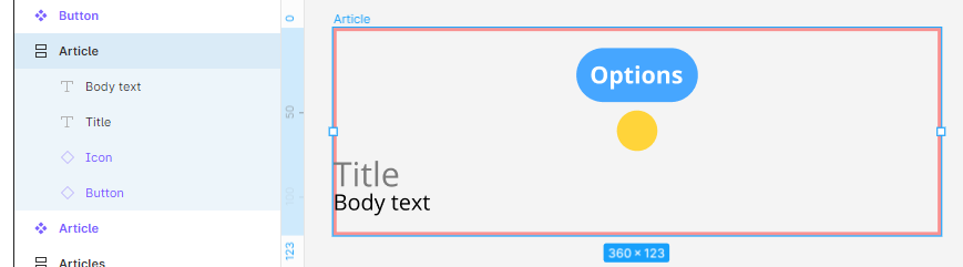 Component with Autolayout + Absolute element inside, on Figma | by Guilherme Souza | Plurall ...