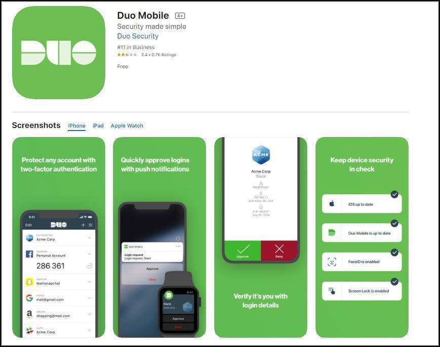 “your Accounts With Duo Mobile — Two Factor Authentication App” Tunzida Akter Medium