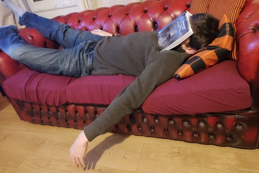 Books Make Me Fall Asleep!. But not because they’re boring | by Simon Aylward | Never Stop ...