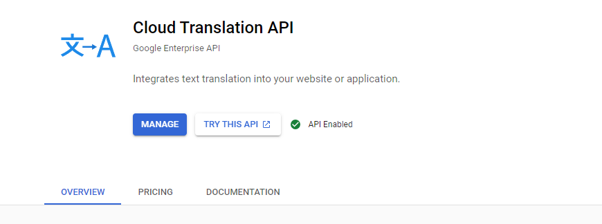 GCP Translate API using Python | Medium