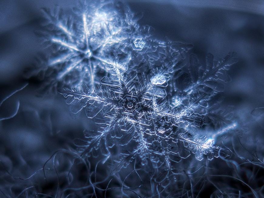 Fractals In Snowflakes