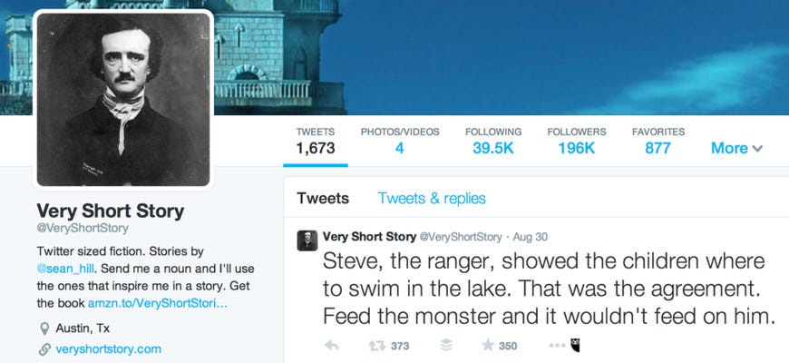 Interview With Sean Hill: Storytelling In 140 Characters (Or Less) | by ...